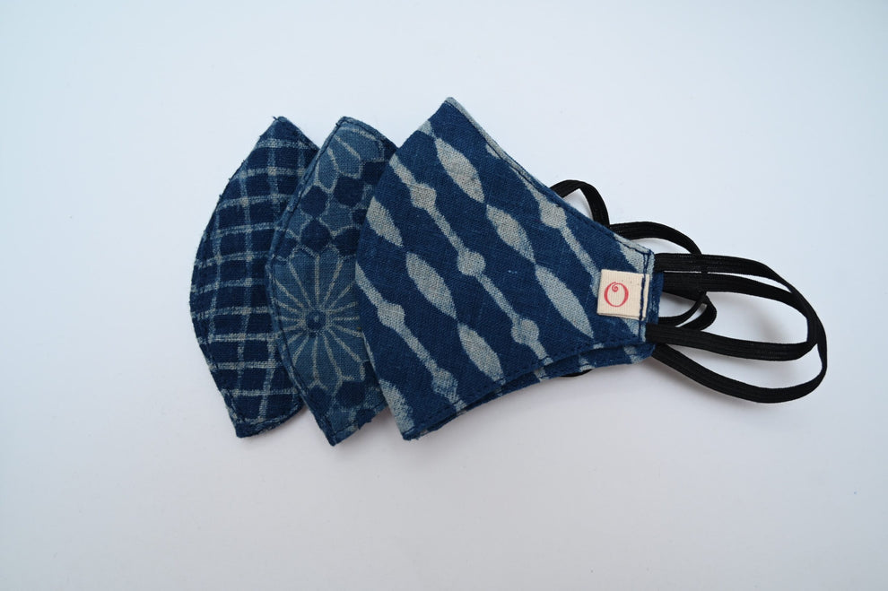 INDIGO MASK FOR CHILDREN- Pack of 3 Masks – Moralfibre Fabrics